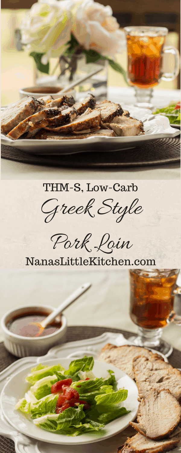 Greek Style Roasted Pork Loin - Nana's Little Kitchen