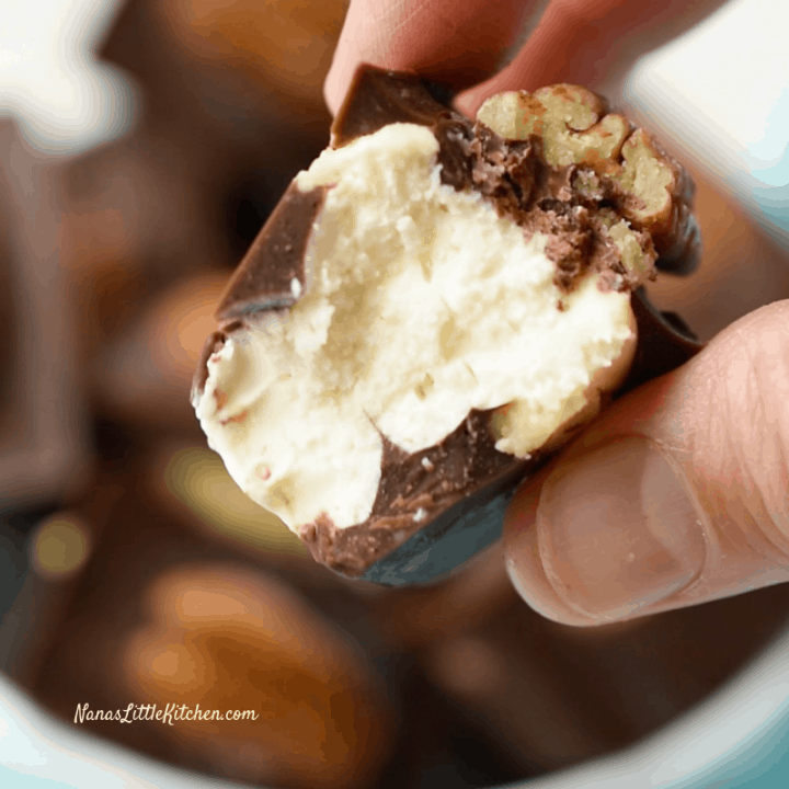 Turtle Cheesecake Bites Low Carb THM S - Nana's Little Kitchen